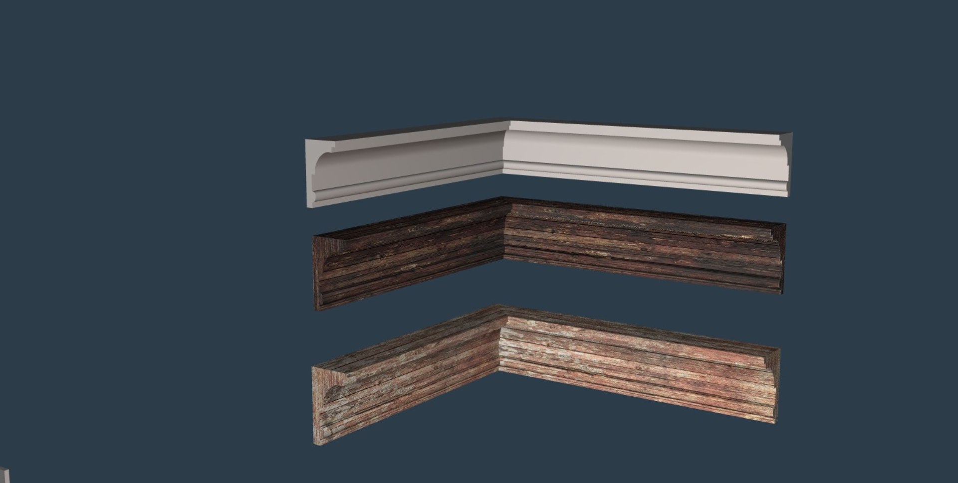 3d Obj Cornice Interior Exterior