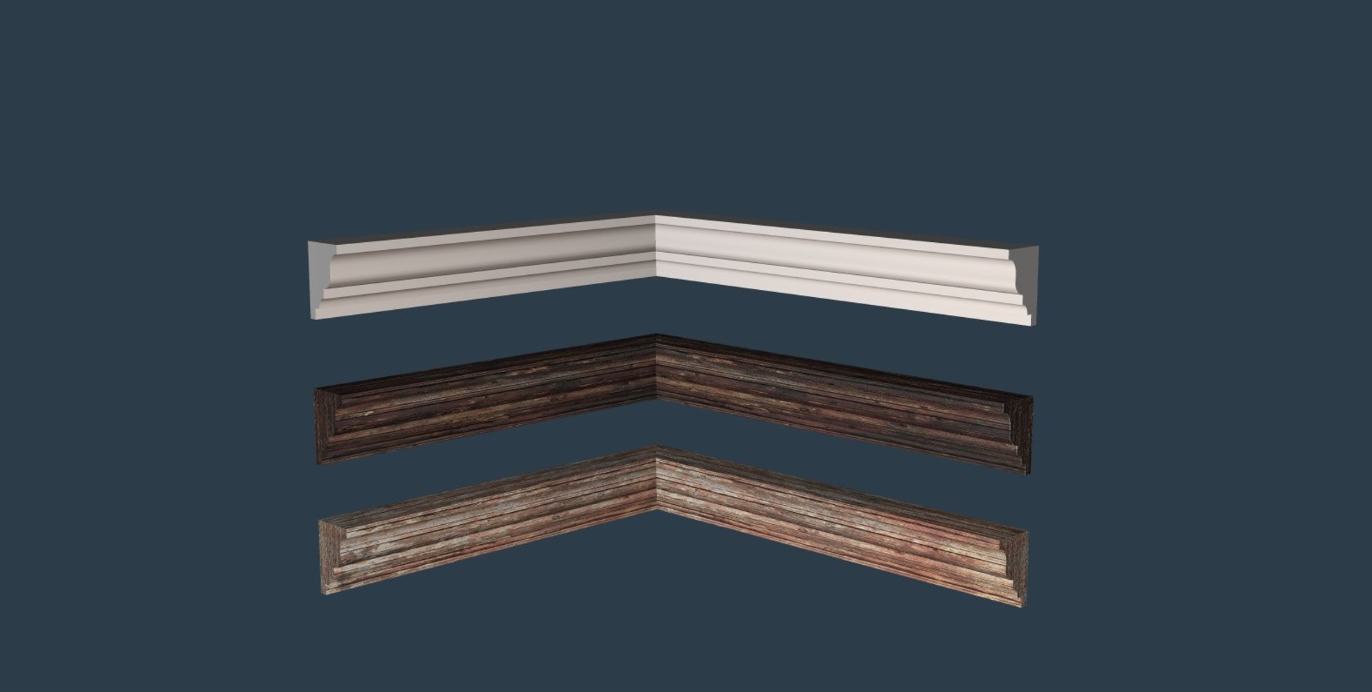 3d Obj Cornice Interior Exterior