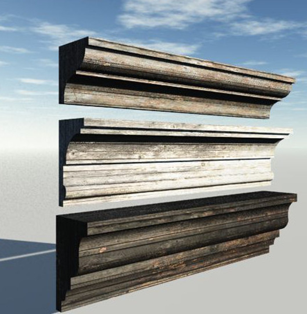 3d Obj Cornice Interior Exterior