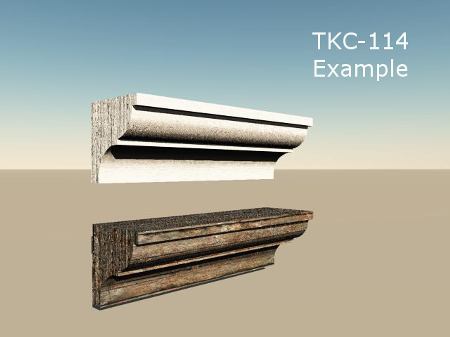 3d Obj Cornice Interior Exterior