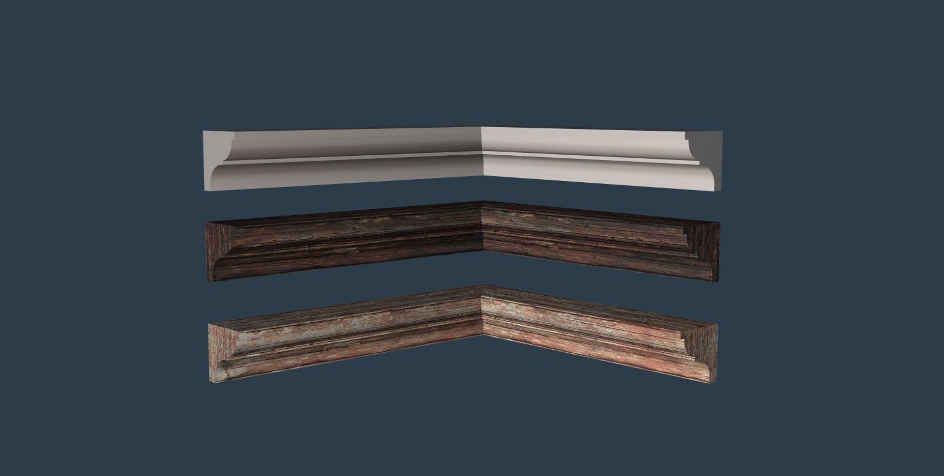 3d Obj Cornice Interior Exterior