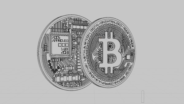 3D model bitcoin 8k pbr - TurboSquid 1705060