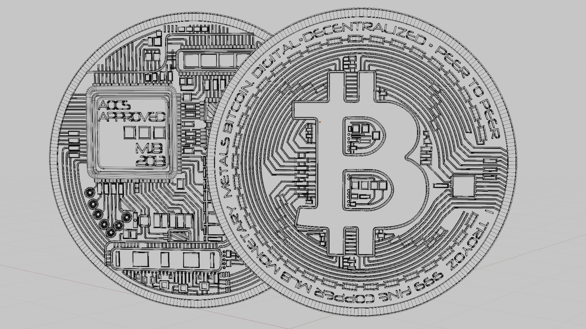 3D Model Bitcoin 8k Pbr - TurboSquid 1705060