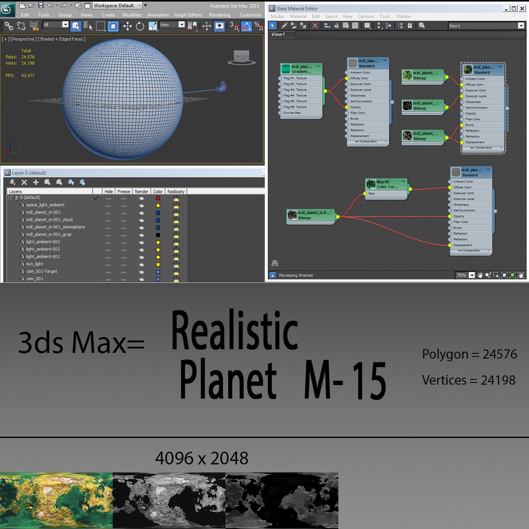 Planet M-15 M 3d Model