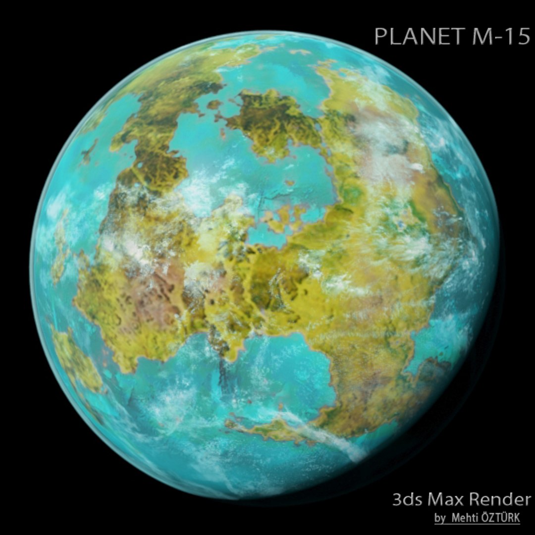 Planet M-15 M 3d Model