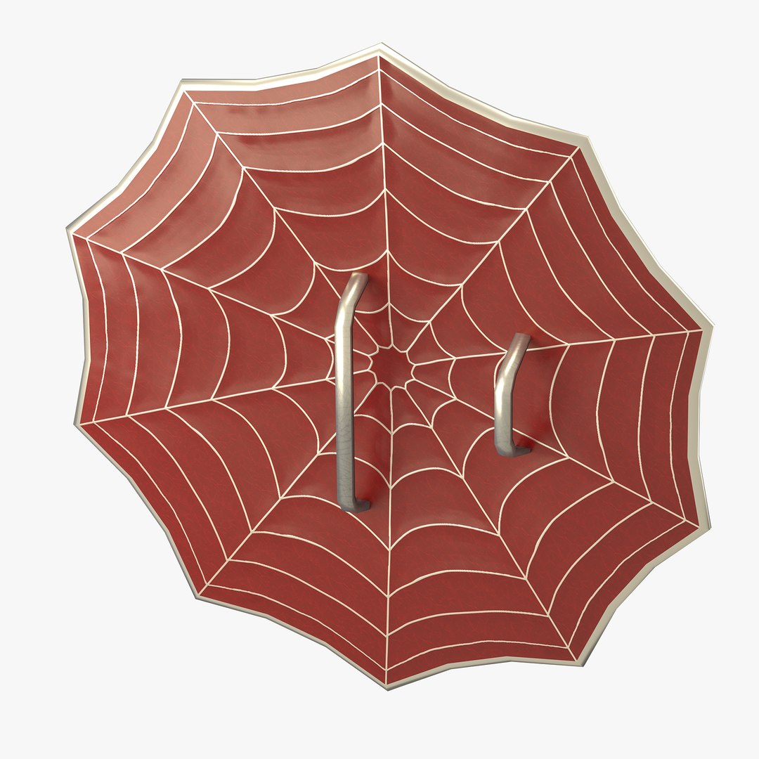 spider decorated shield 3d model