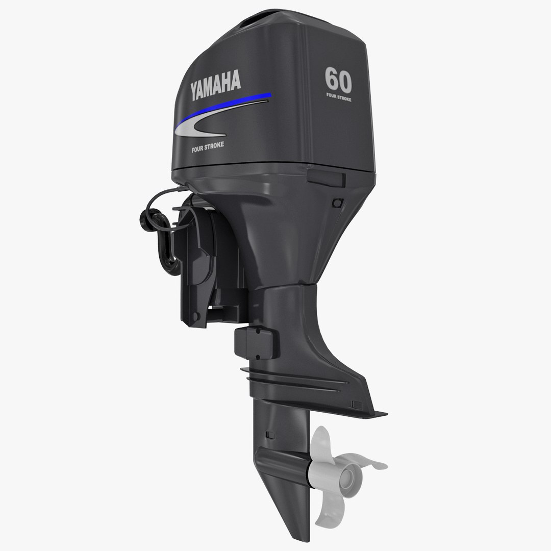 3d model outboard engine yamaha 2