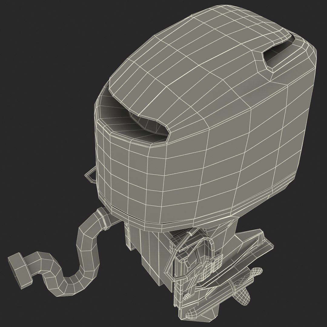 3d model outboard engine yamaha 2