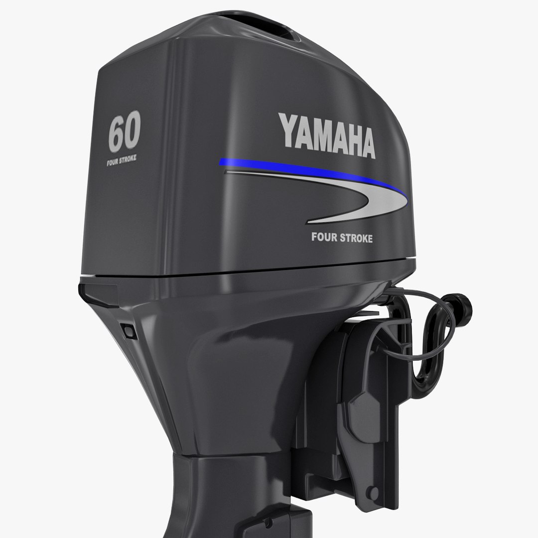 3d model outboard engine yamaha 2