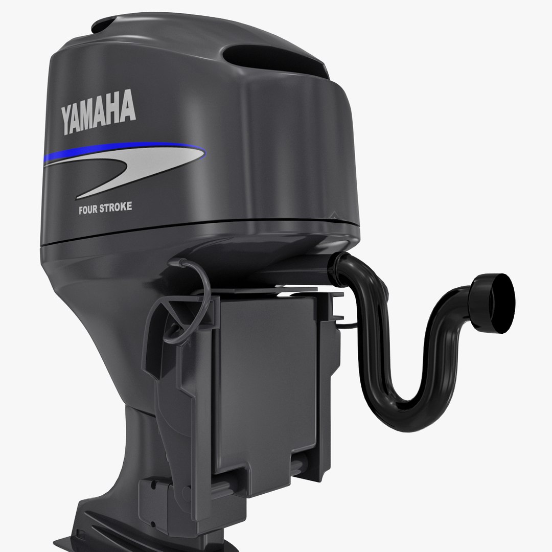 3d model outboard engine yamaha 2