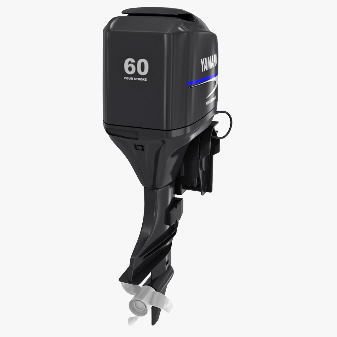 3d model outboard engine yamaha 2
