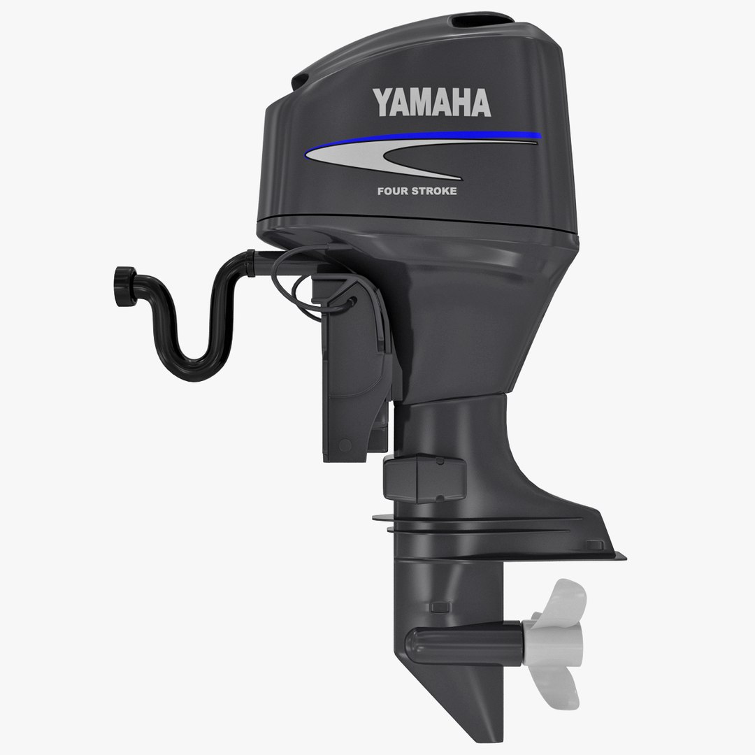 3d model outboard engine yamaha 2