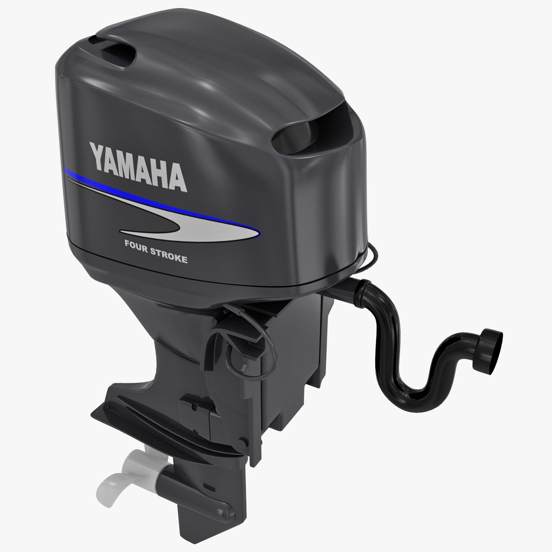 3d model outboard engine yamaha 2