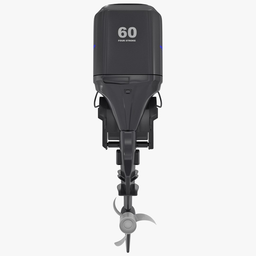 3d model outboard engine yamaha 2