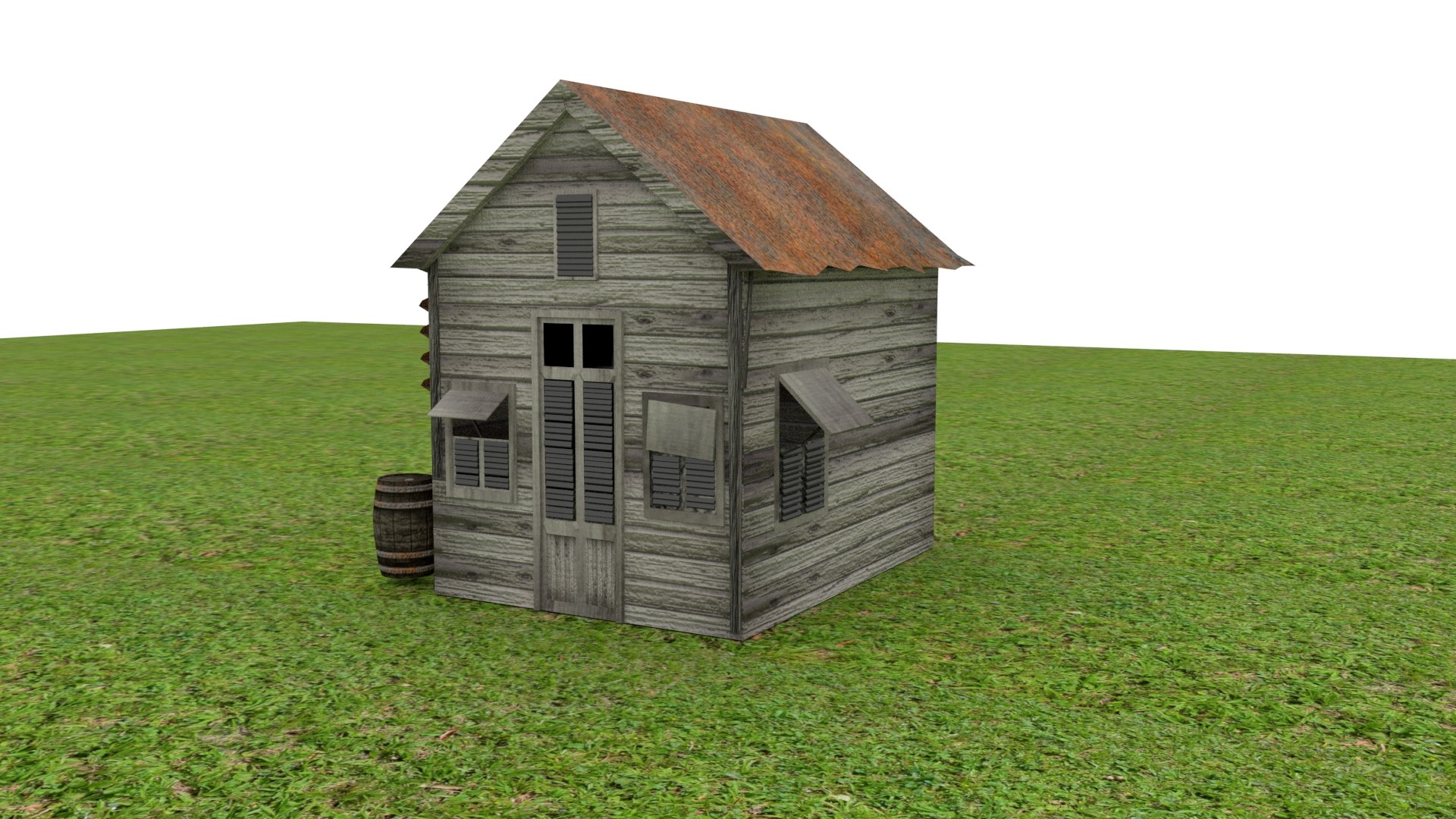 Old House Model - TurboSquid 1738201