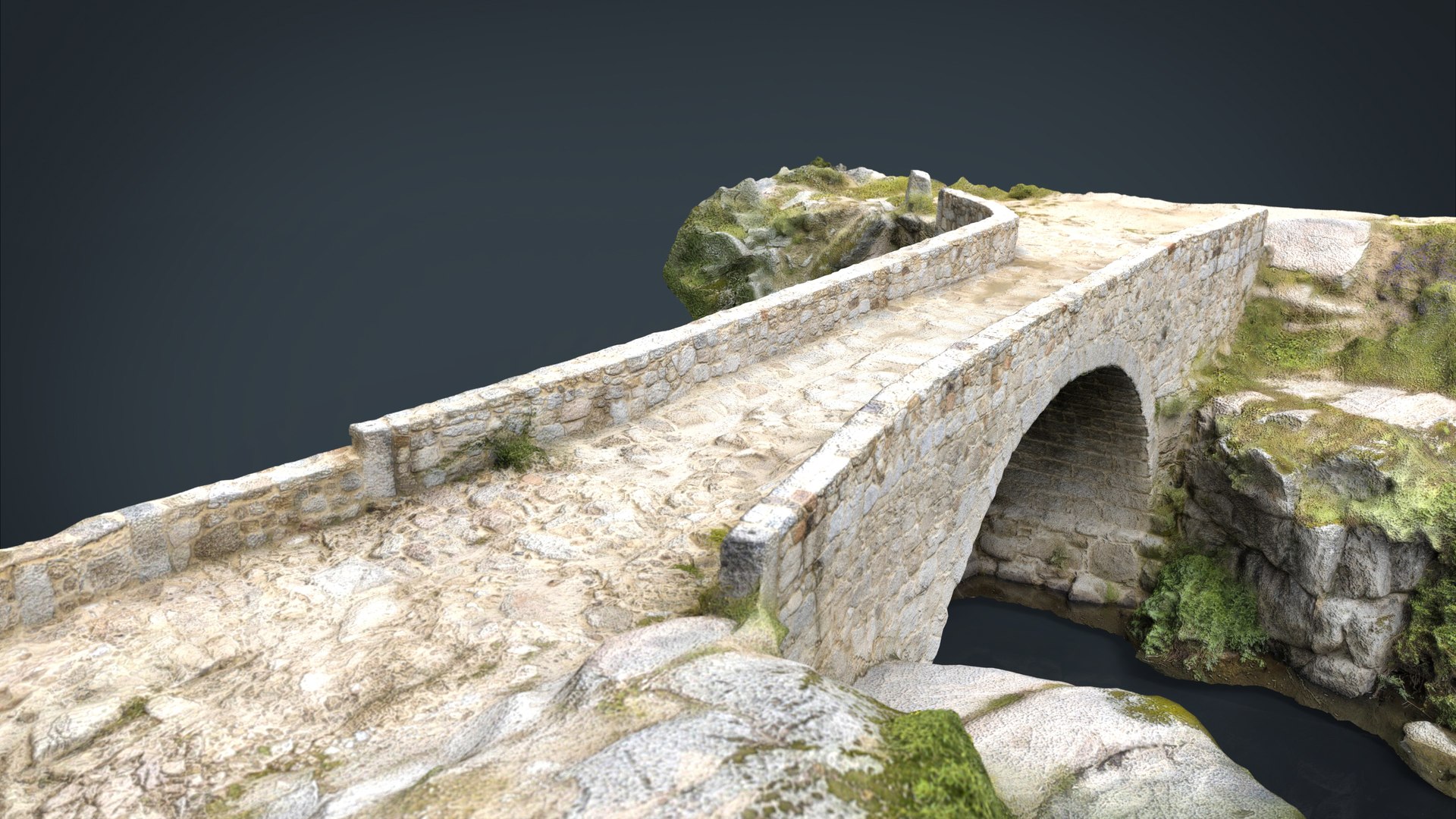 3D Medieval Bridge Model - TurboSquid 1291773