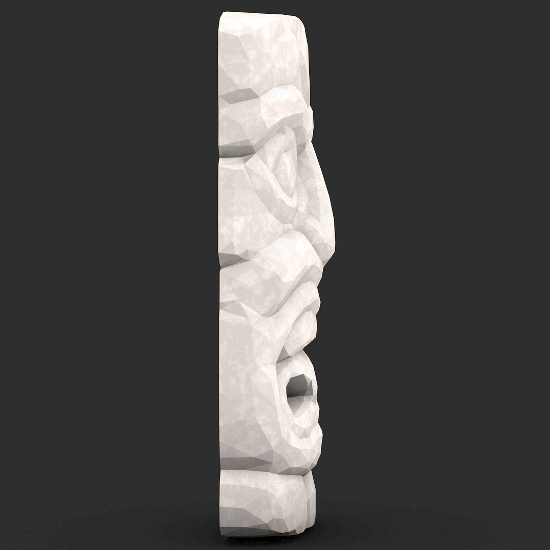 Tiki Totem Mask Low Poly 8 3D Model - TurboSquid 2301393