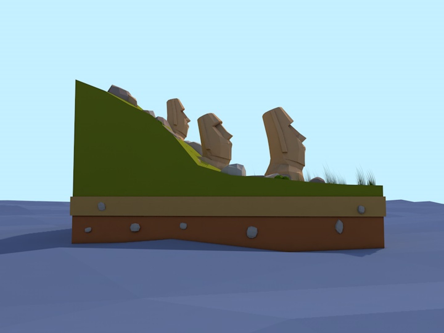 Cartoon Statues 3D Model - TurboSquid 1615300