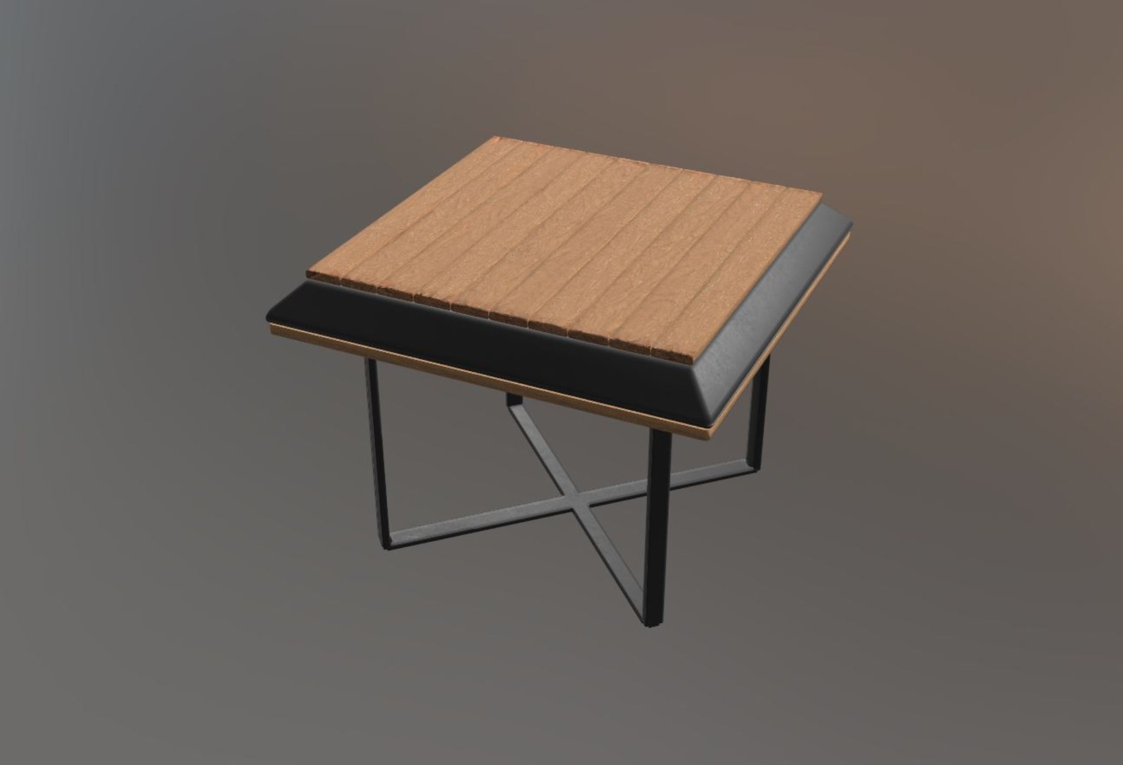 3D Modern design squared coffee table - TurboSquid 1813062