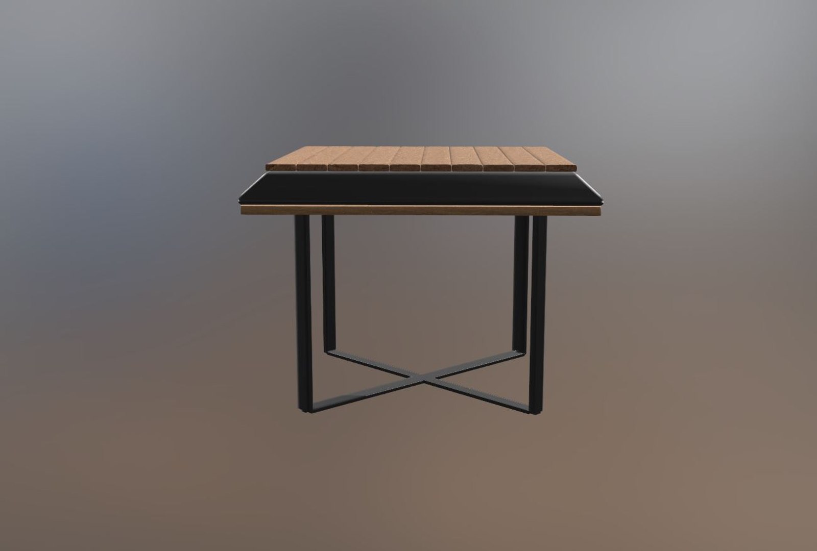 3D Modern design squared coffee table - TurboSquid 1813062