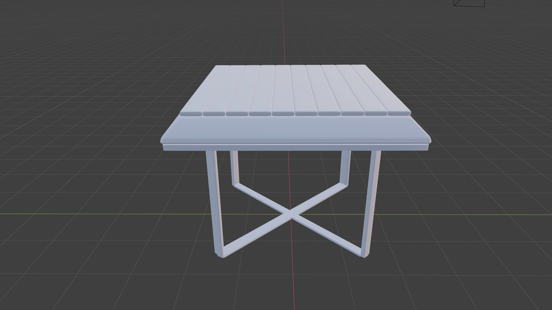 3D Modern design squared coffee table - TurboSquid 1813062