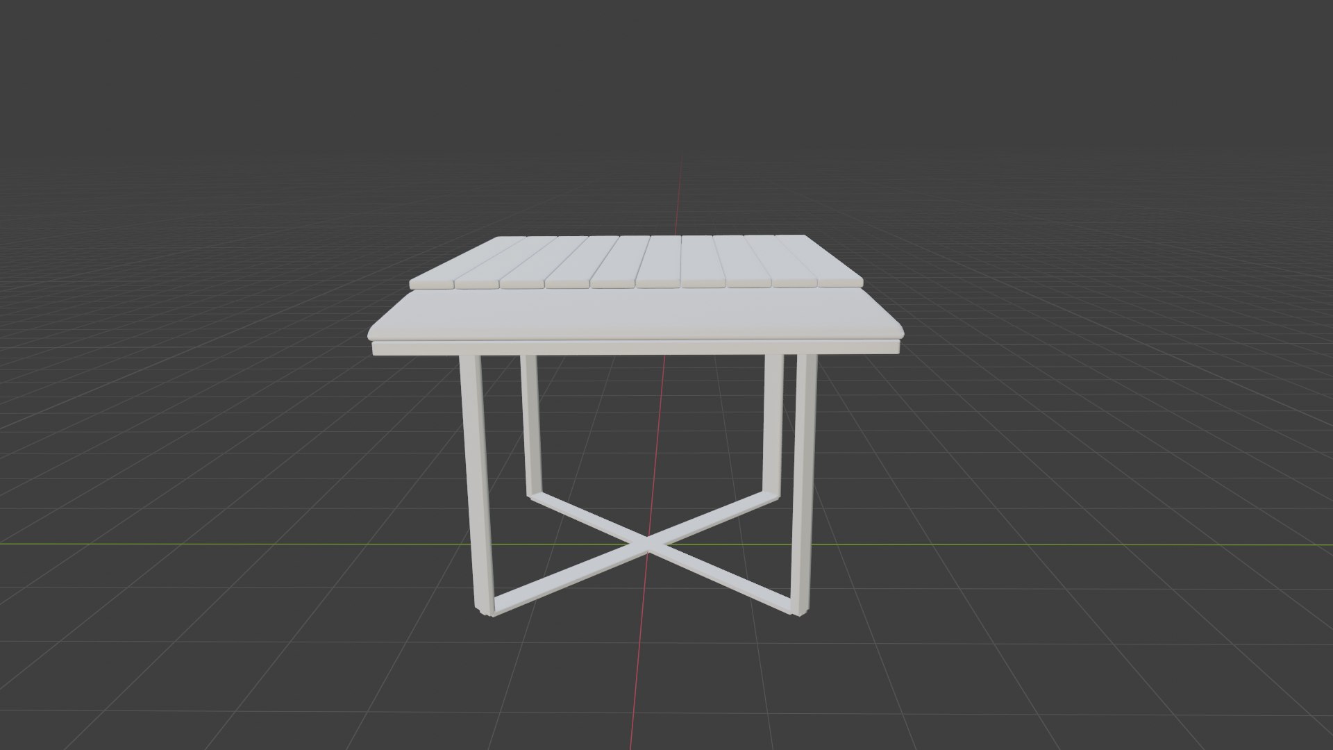 3D Modern design squared coffee table - TurboSquid 1813062