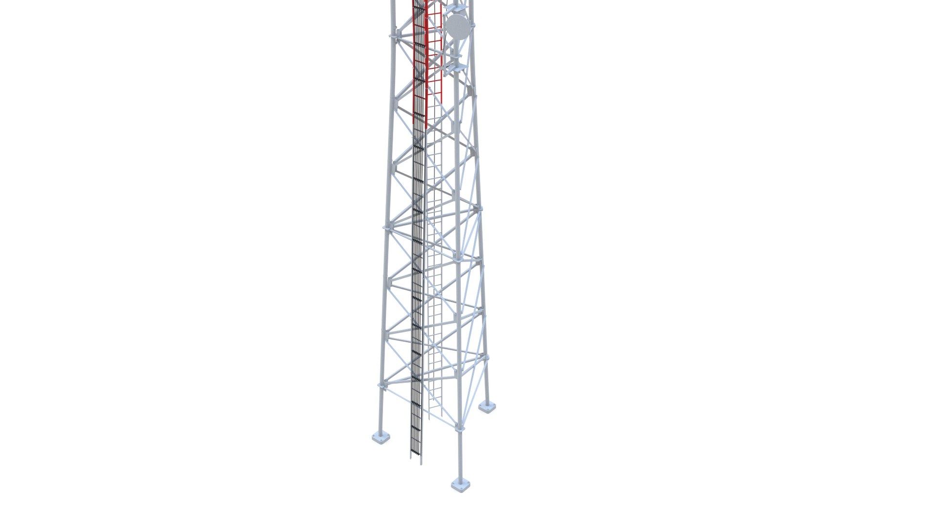 3D Telecommunication Tower Communication Model - TurboSquid 1685063