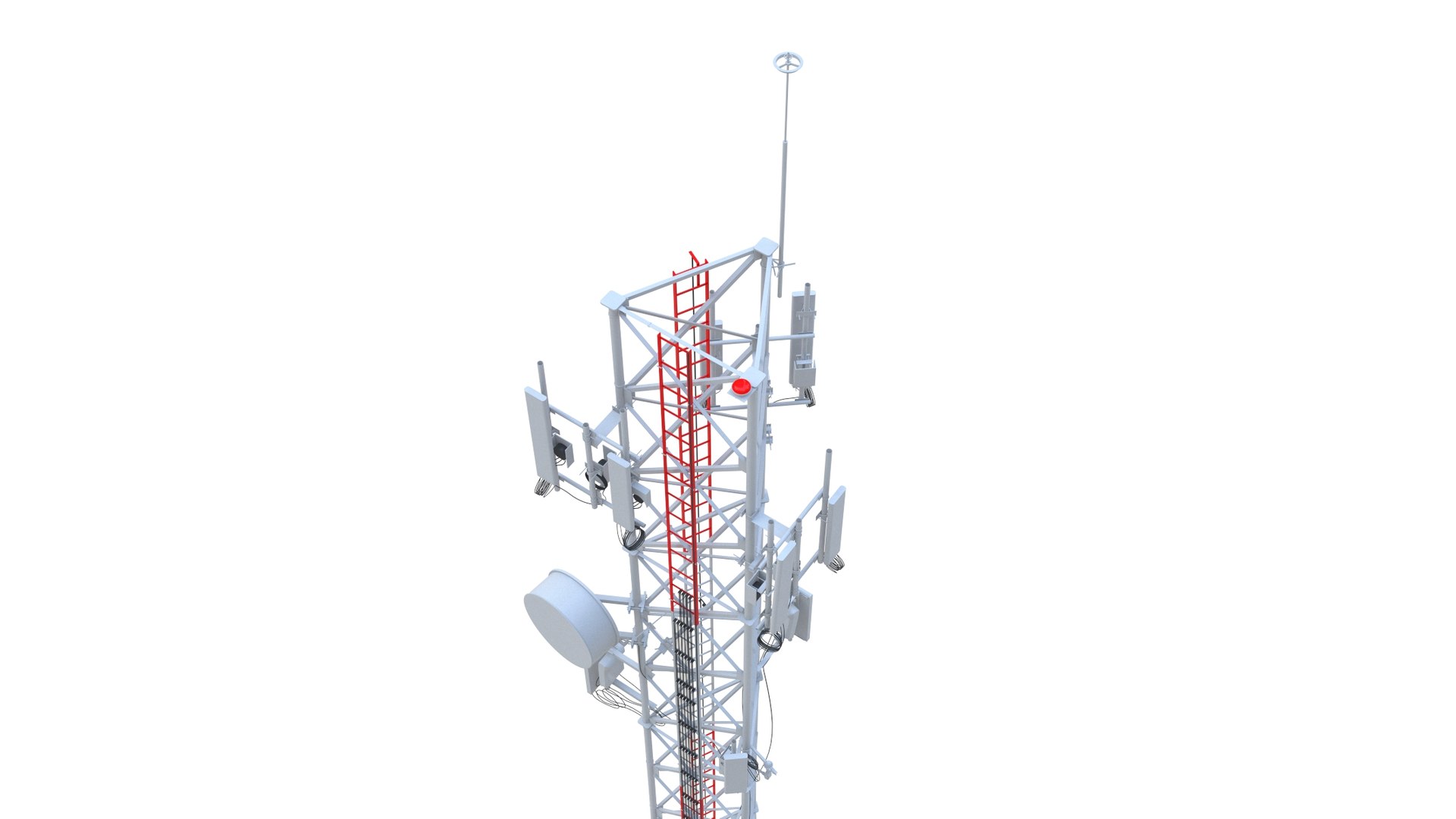 3D Telecommunication Tower Communication Model - TurboSquid 1685063