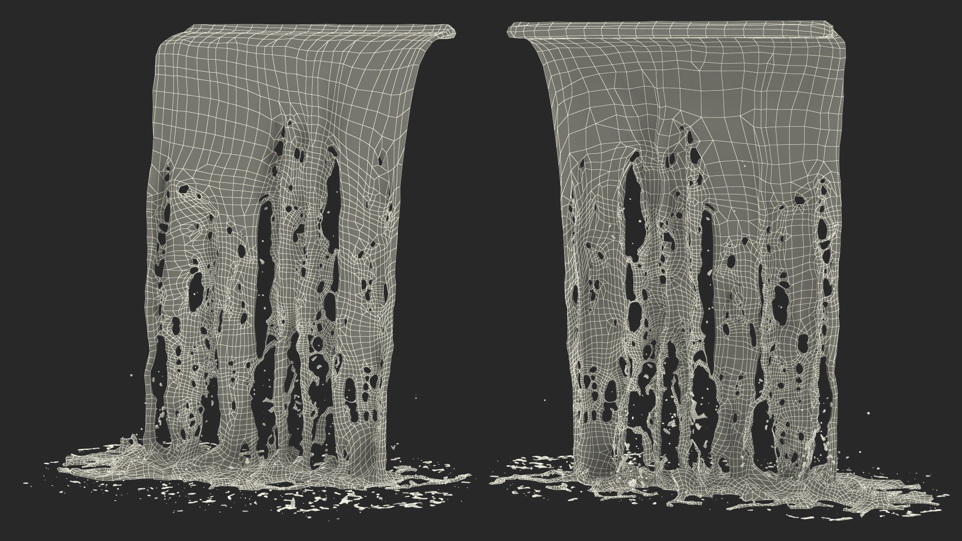 Large Falling Water Stream 3D model - TurboSquid 2128837