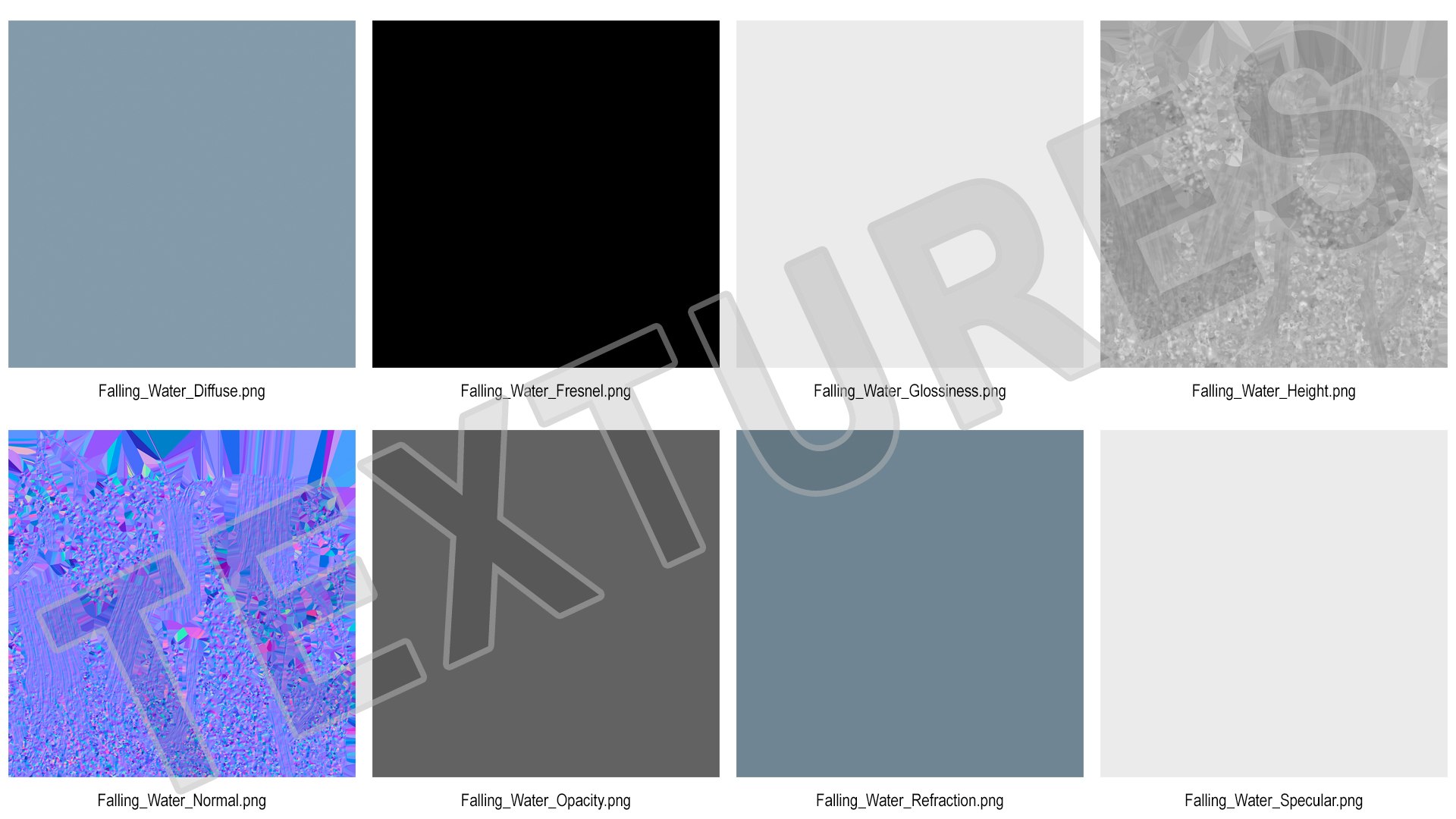 Large Falling Water Stream 3D Model - TurboSquid 2128837