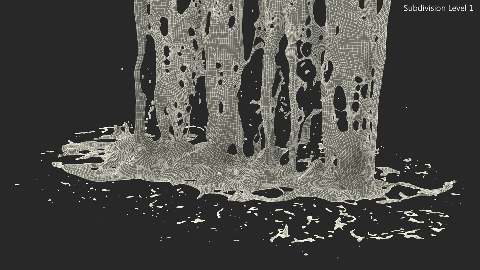 Large Falling Water Stream 3D Model - TurboSquid 2128837