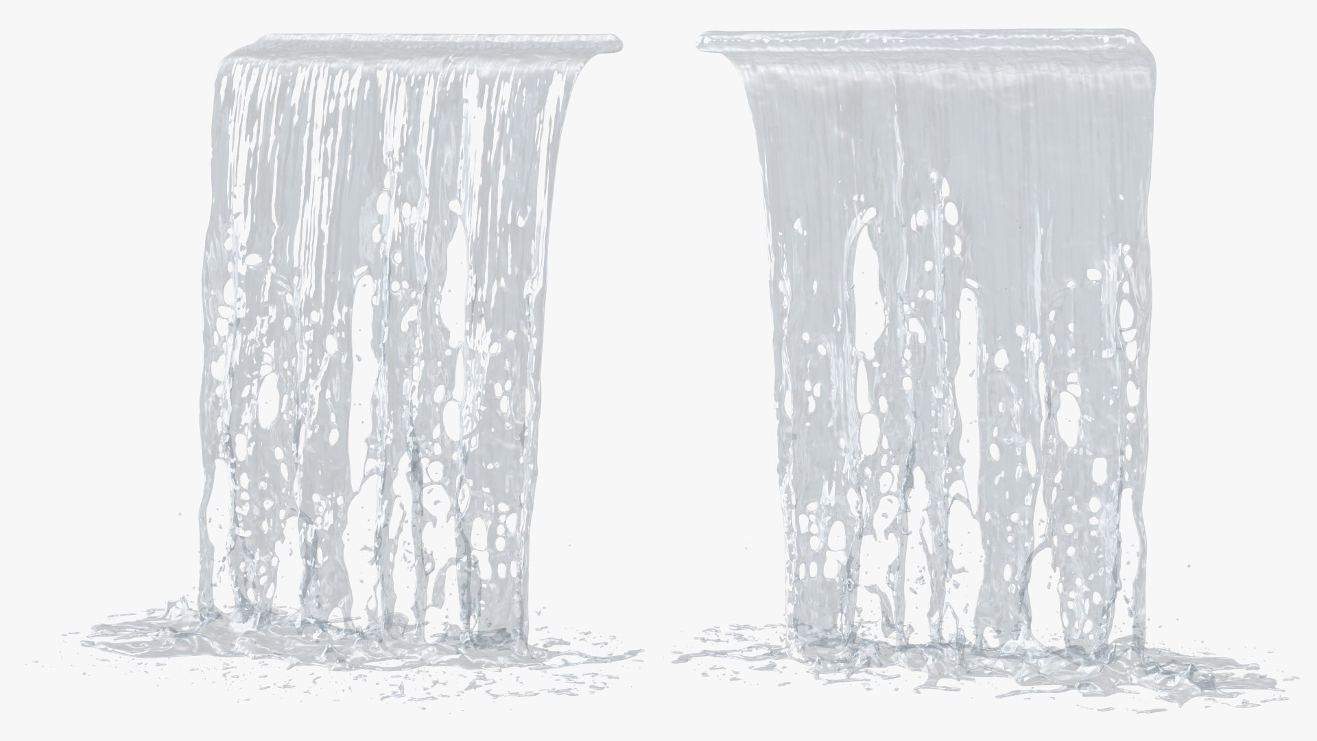 Large Falling Water Stream 3D Model - TurboSquid 2128837