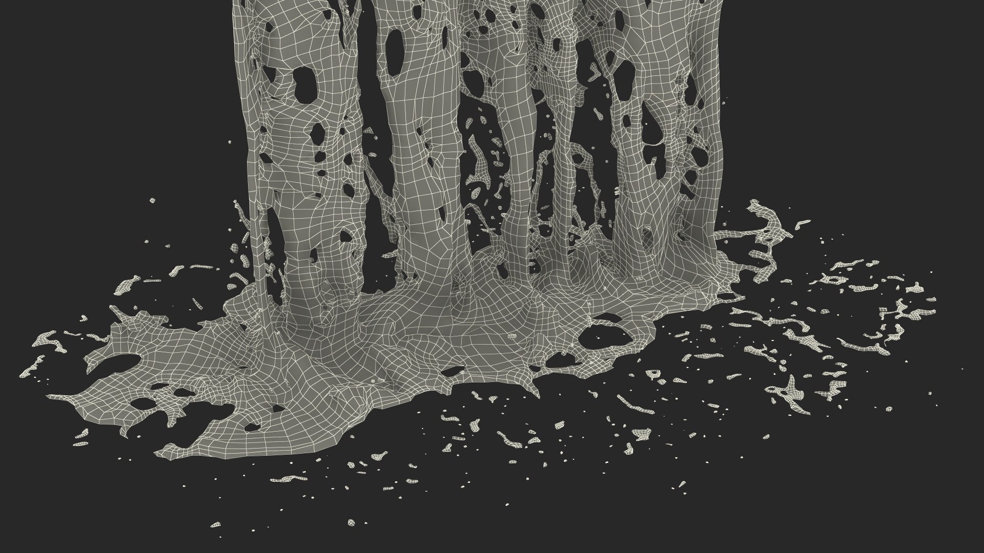 Large Falling Water Stream 3D model - TurboSquid 2128837