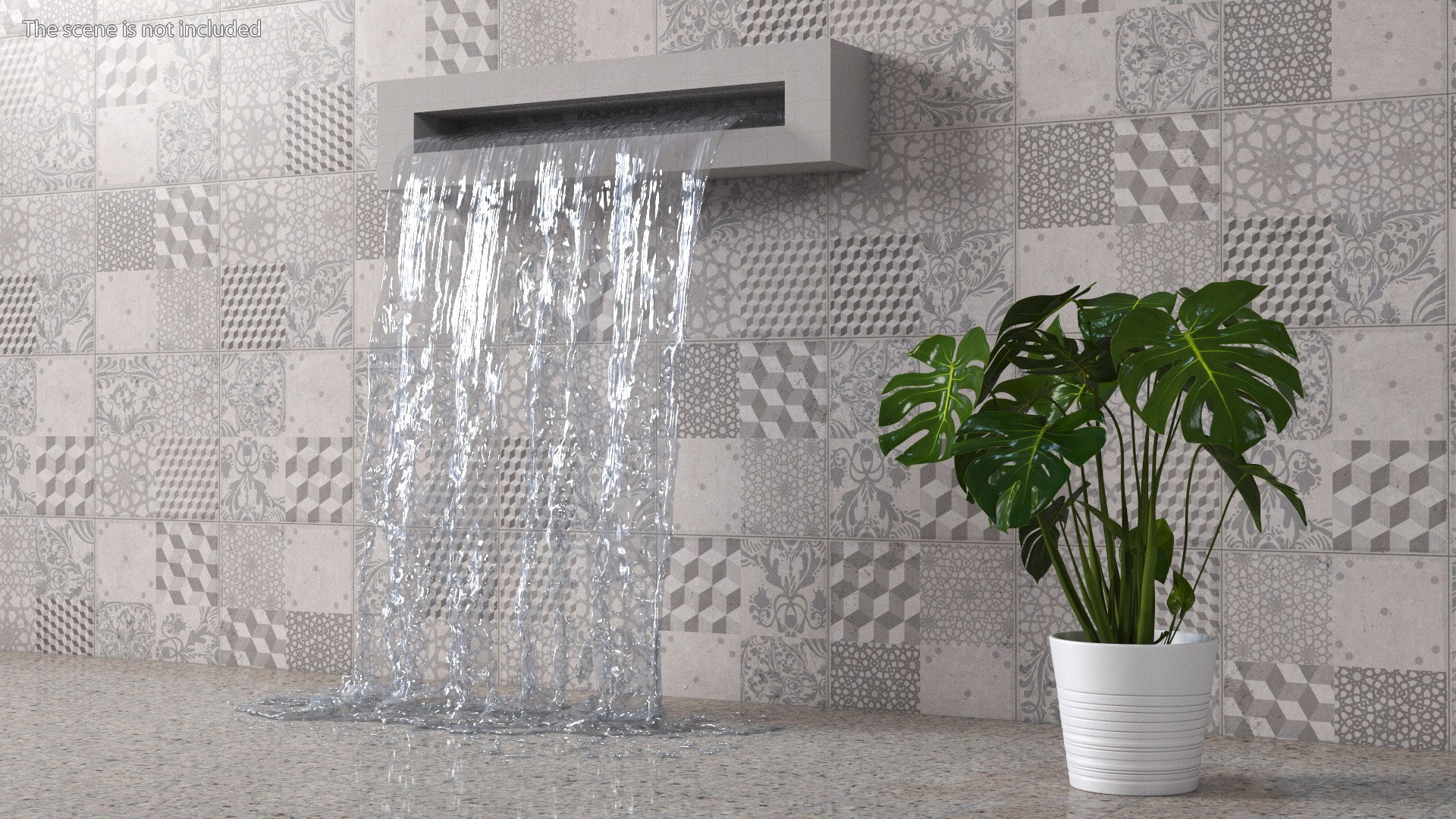 Large Falling Water Stream 3D Model - TurboSquid 2128837