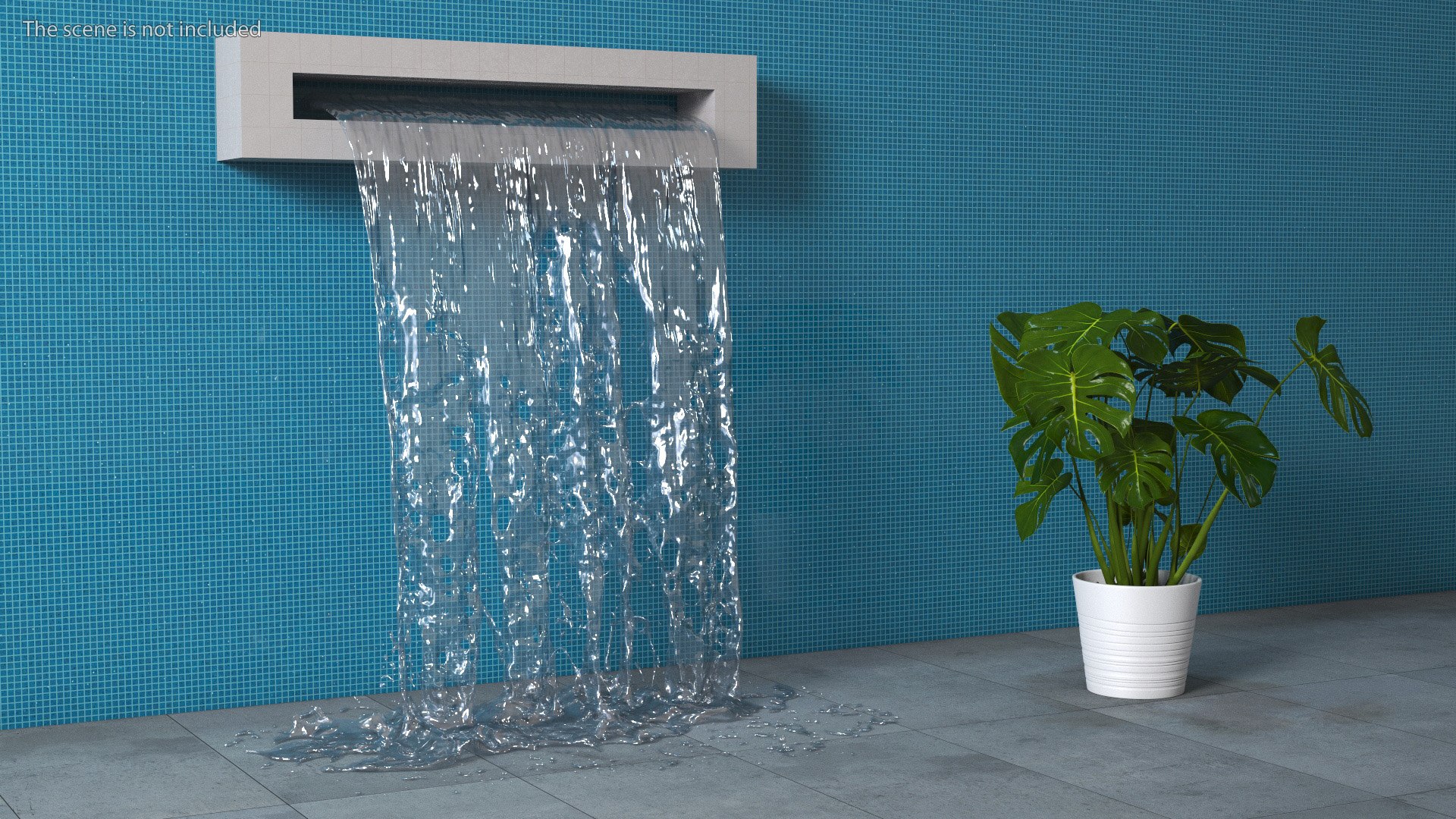 Large Falling Water Stream 3D Model - TurboSquid 2128837