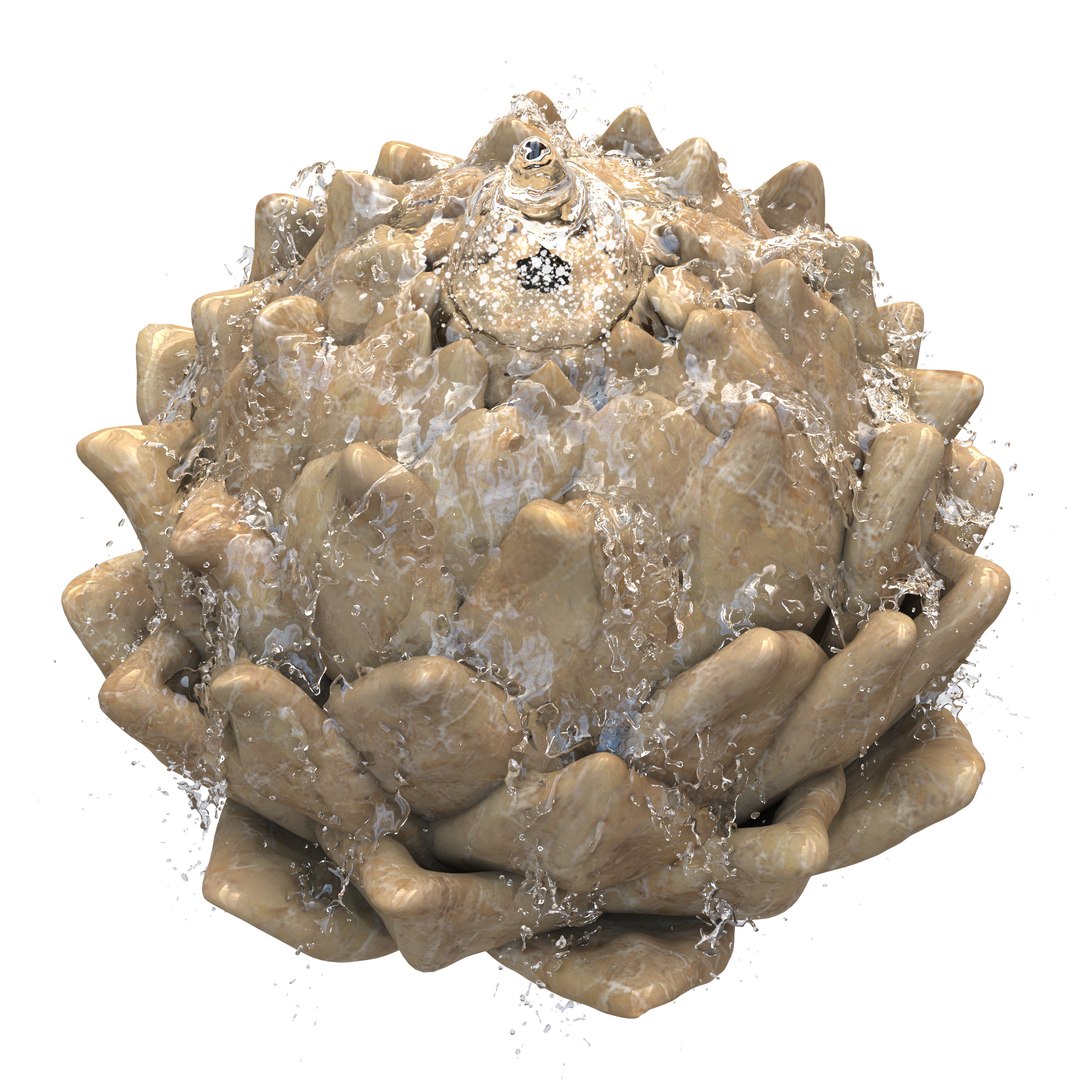 Artichoke Fountain Water Feature 3D Model - TurboSquid 2082195