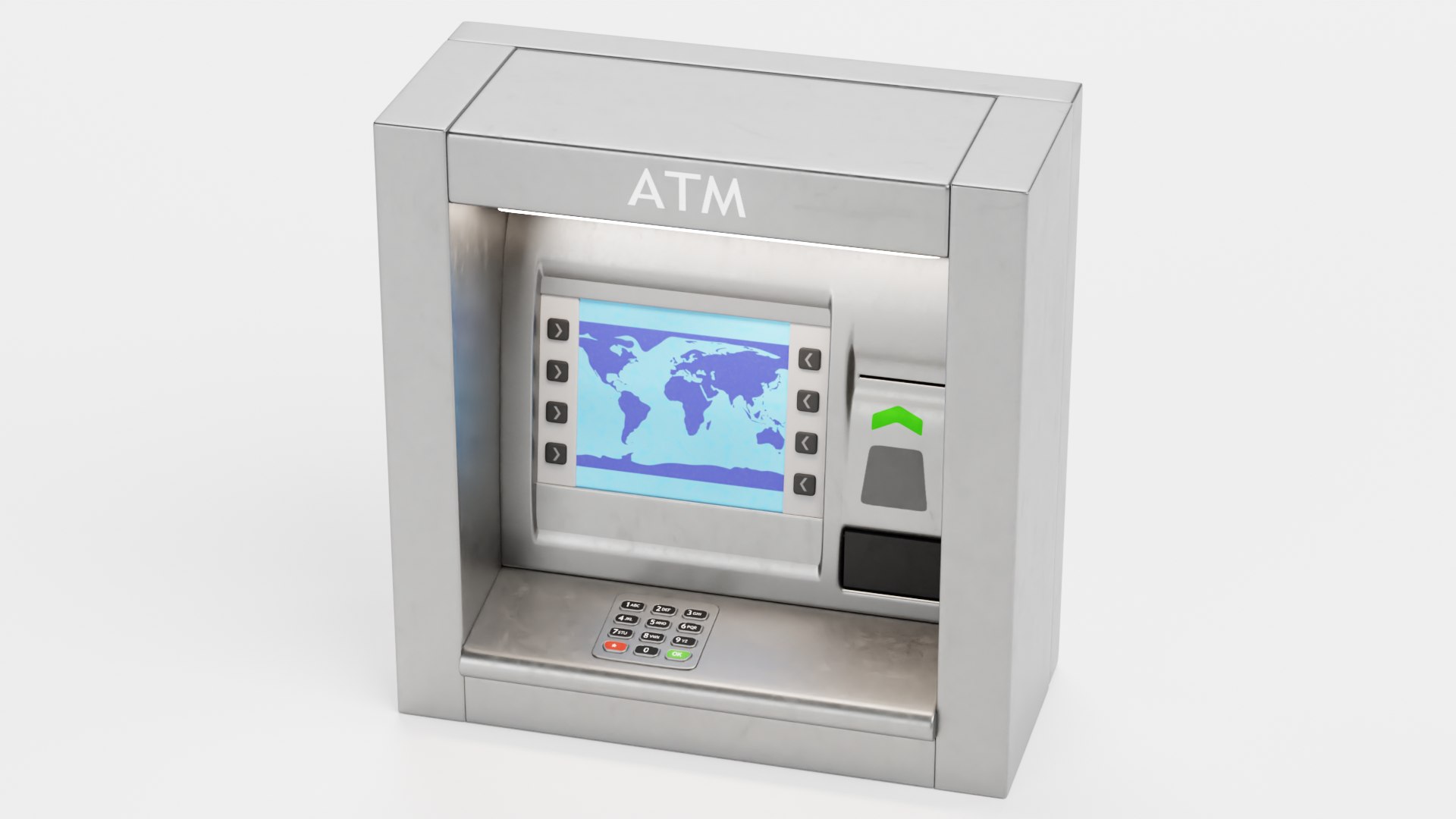 ATM Machine 3D Model - TurboSquid 2125294