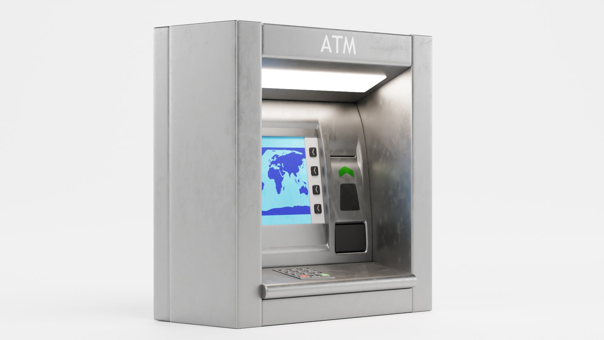 ATM Machine 3D Model - TurboSquid 2125294