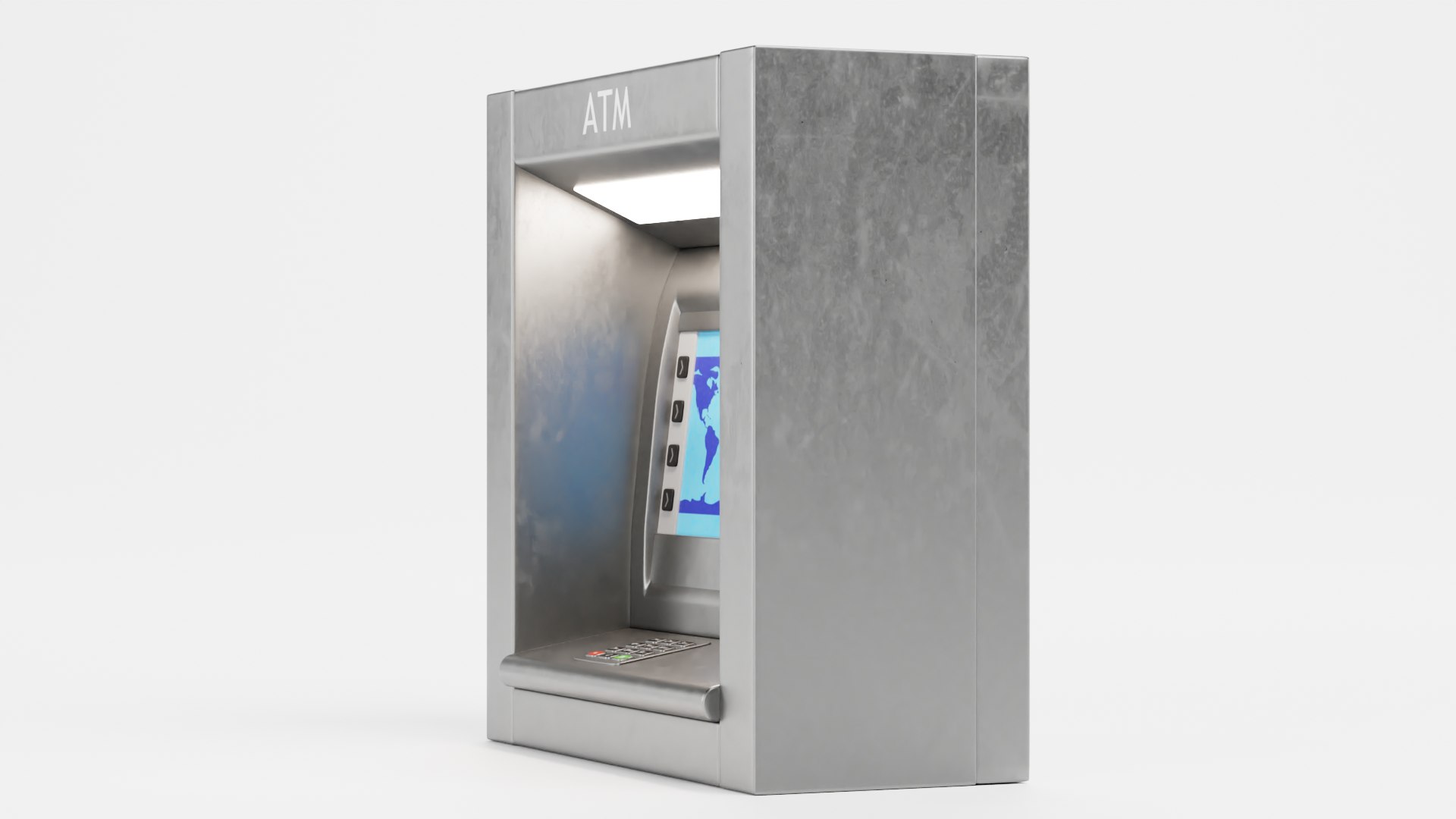 ATM Machine 3D Model - TurboSquid 2125294