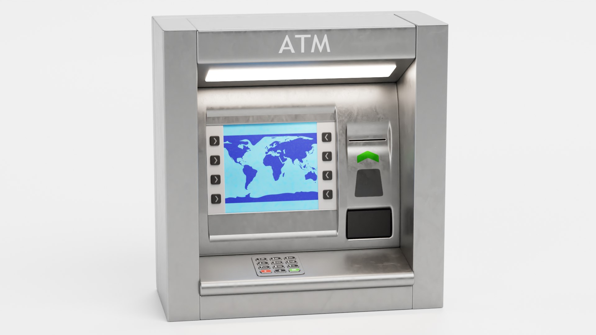 ATM Machine 3D Model - TurboSquid 2125294