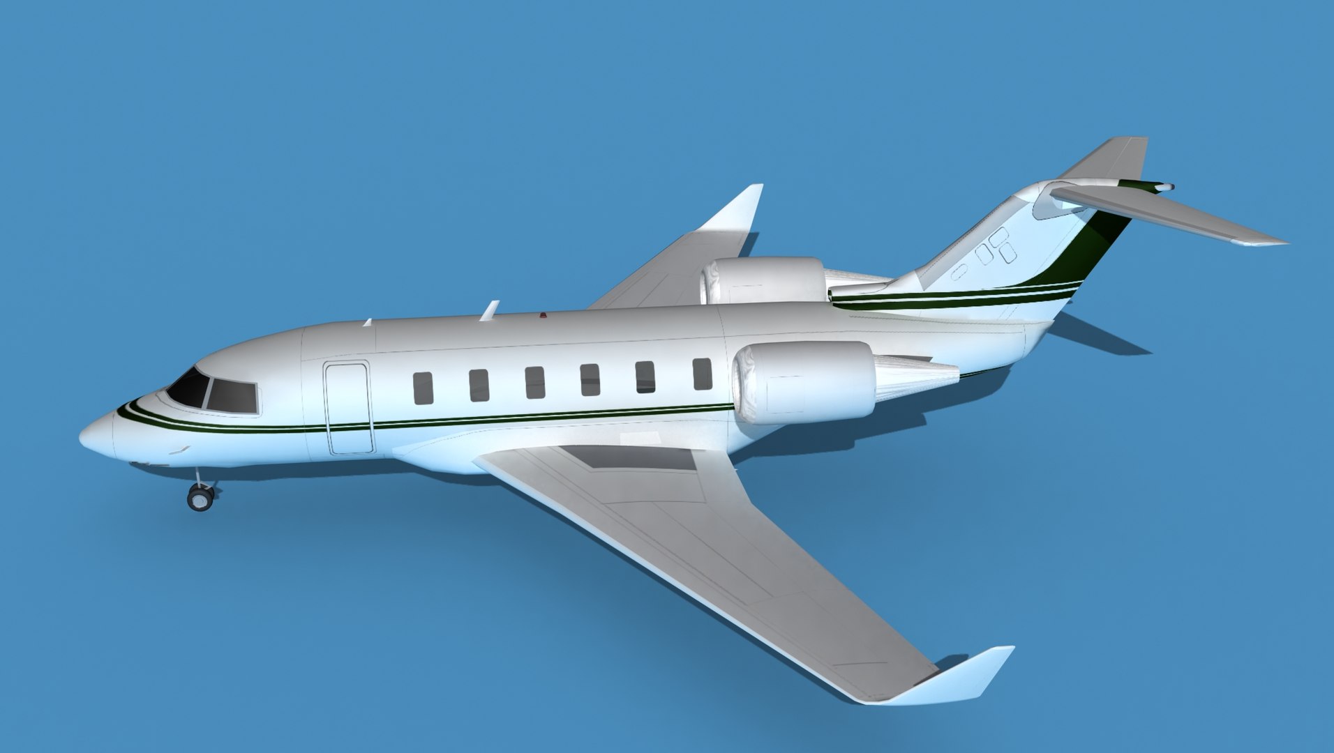 Bombardier CL604 Challenger V11 3D Model - TurboSquid 1913577