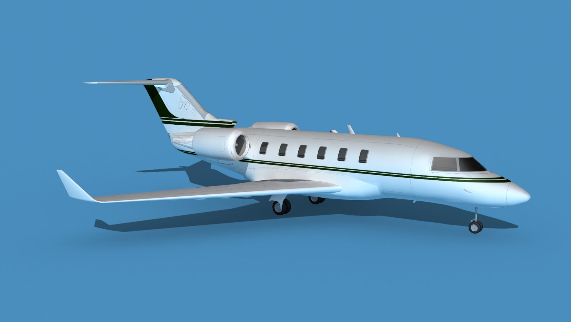 Bombardier CL604 Challenger V11 3D Model - TurboSquid 1913577
