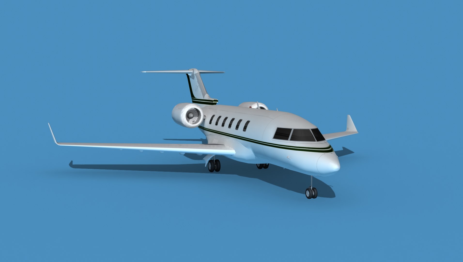Bombardier CL604 Challenger V11 3D Model - TurboSquid 1913577