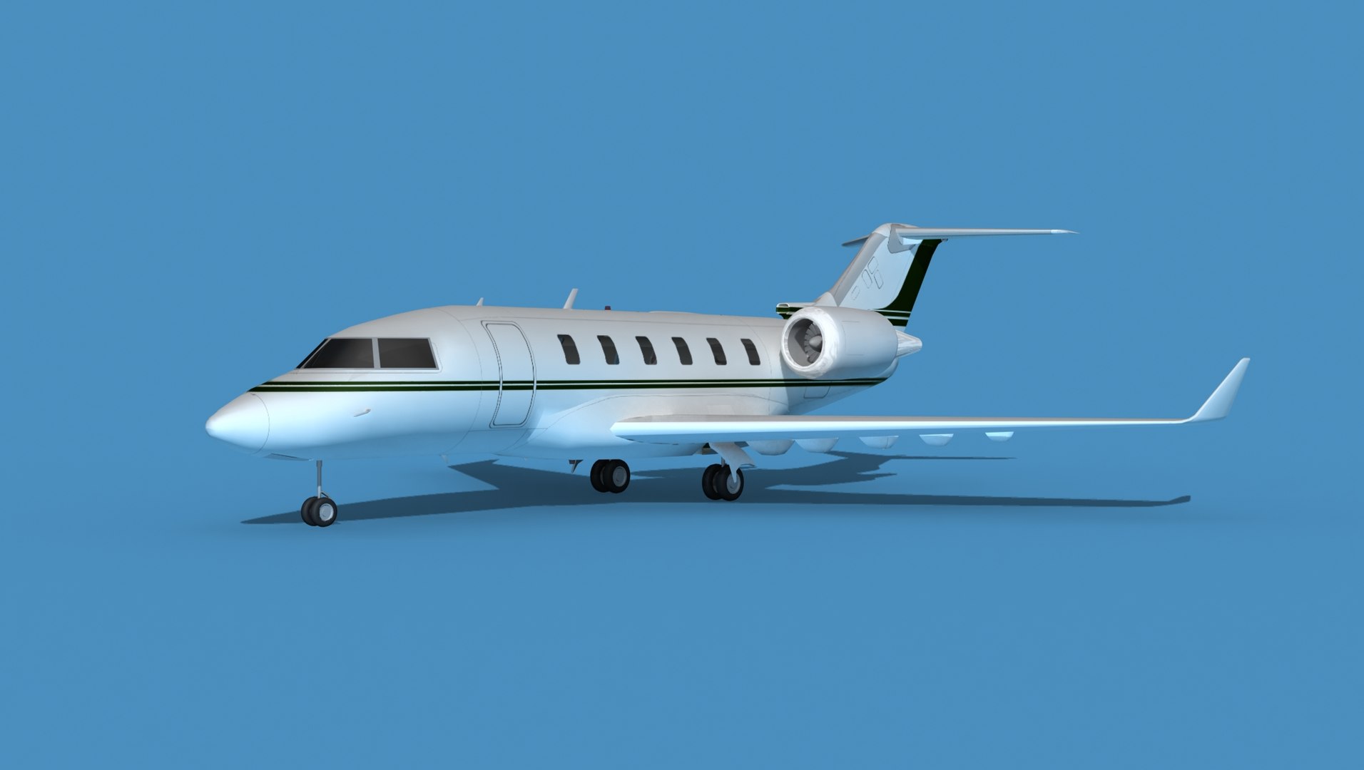 Bombardier CL604 Challenger V11 3D Model - TurboSquid 1913577