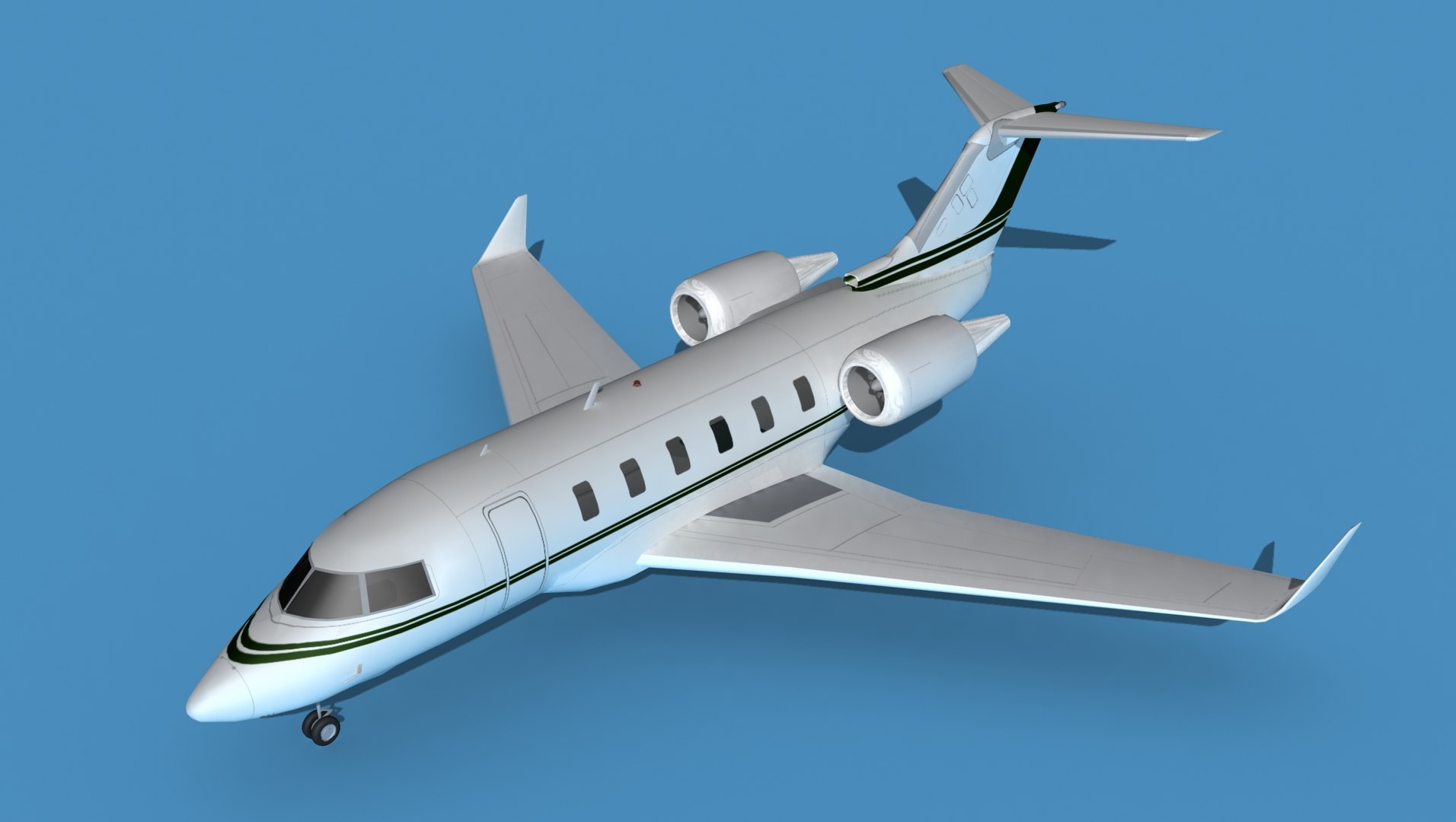 Bombardier CL604 Challenger V11 3D Model - TurboSquid 1913577