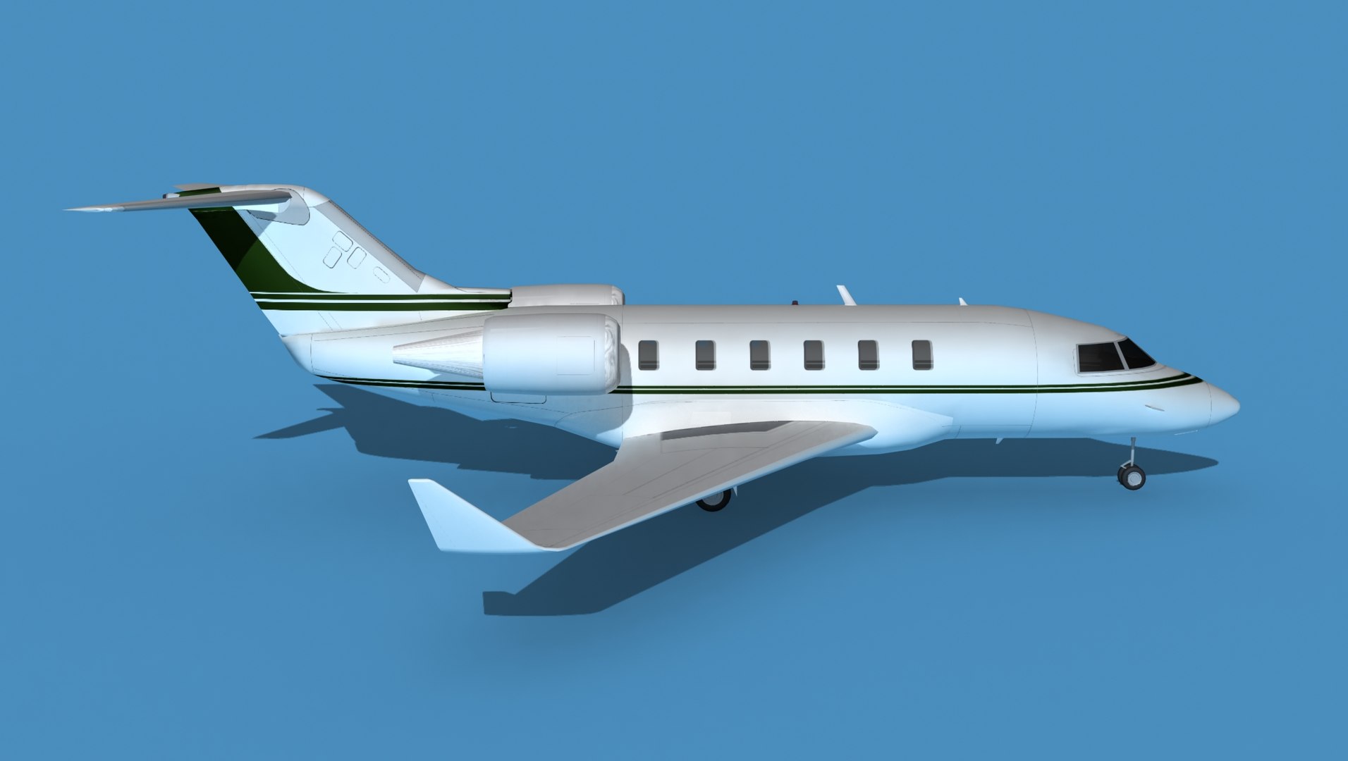 Bombardier CL604 Challenger V11 3D Model - TurboSquid 1913577