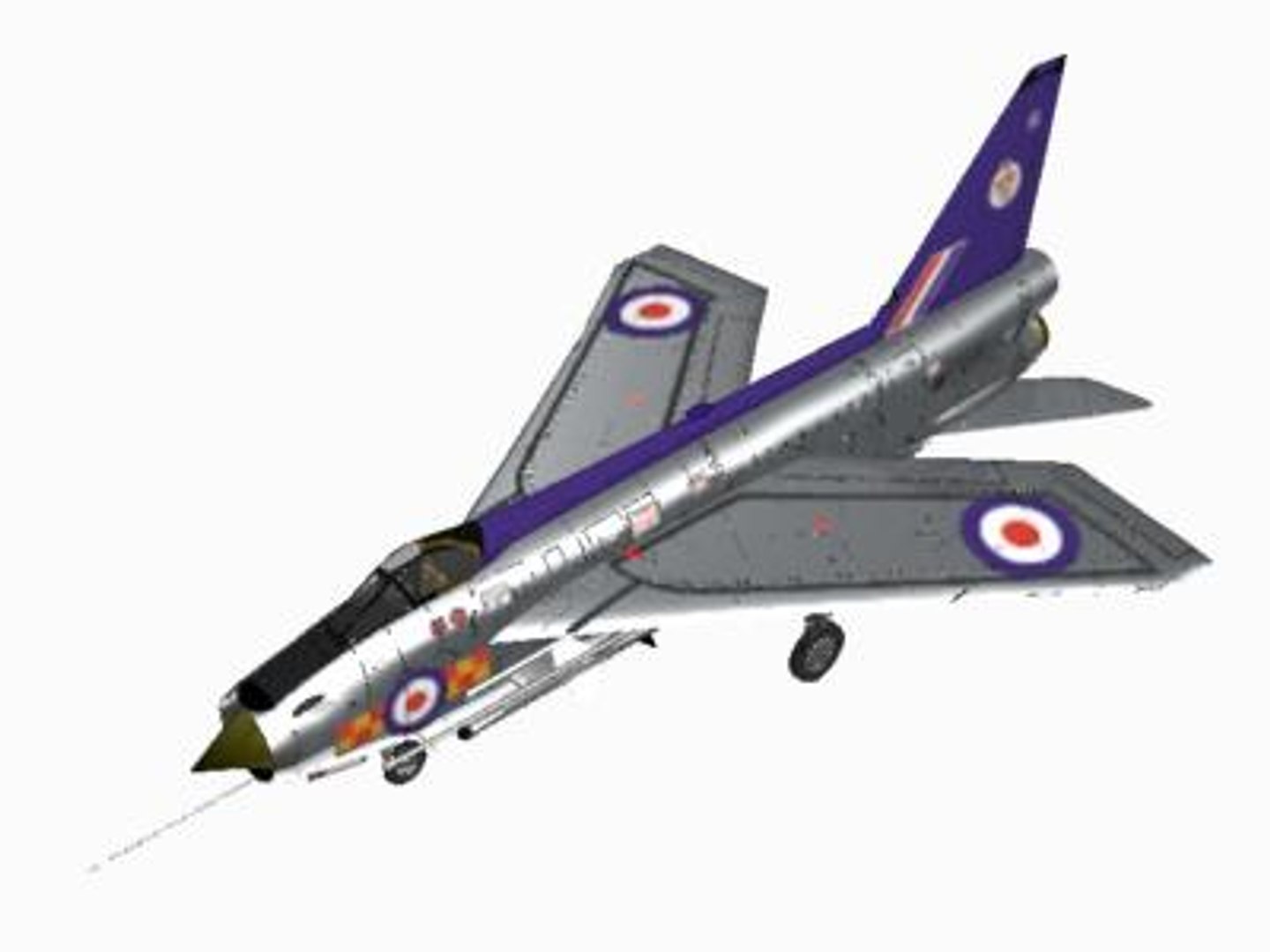 3d Model English Electric Lightning