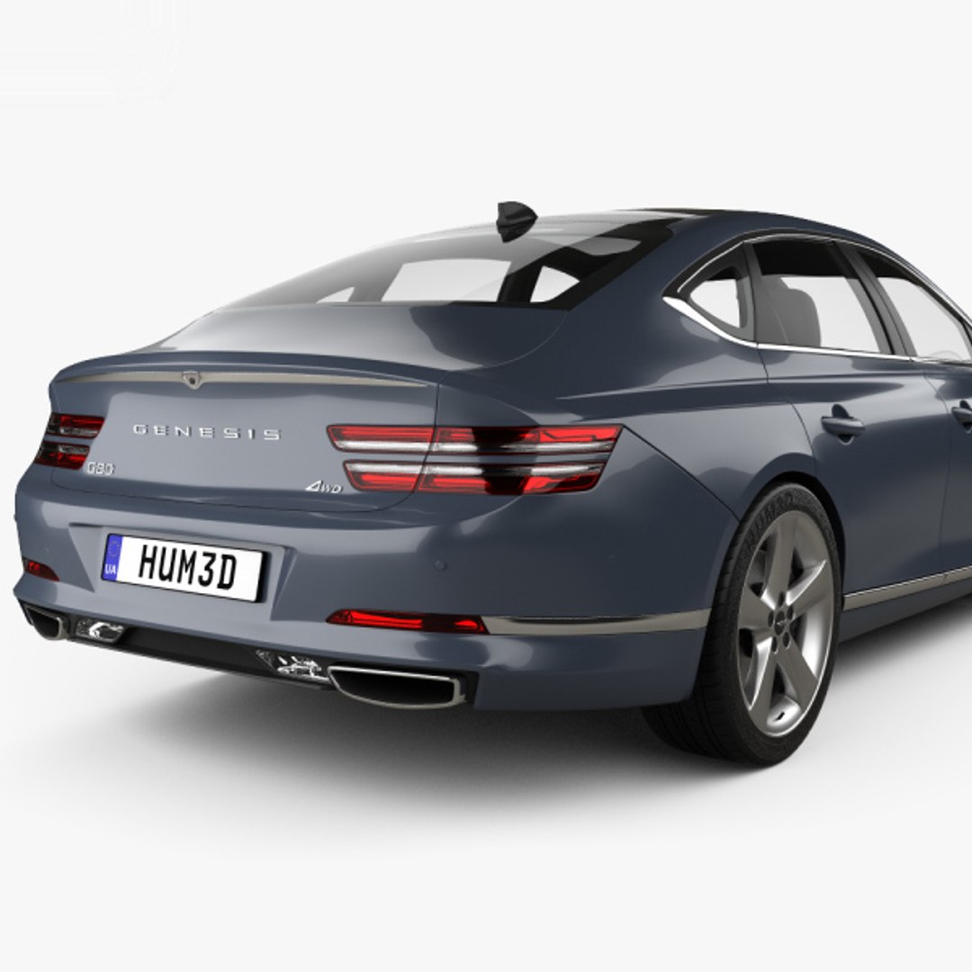 Genesis g80 g model - TurboSquid 1565183