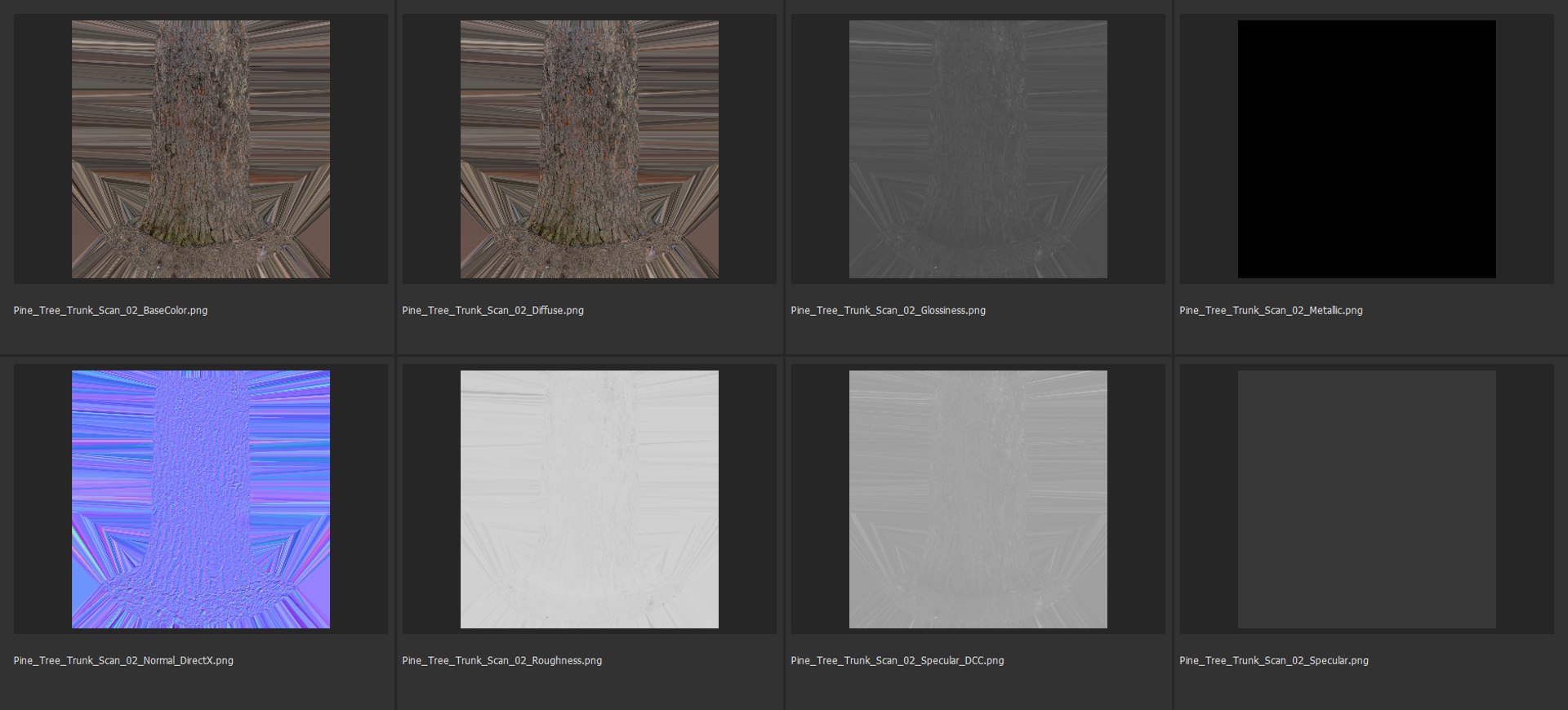 3D Pine Tree Trunk Scan 02 Model - TurboSquid 1714184