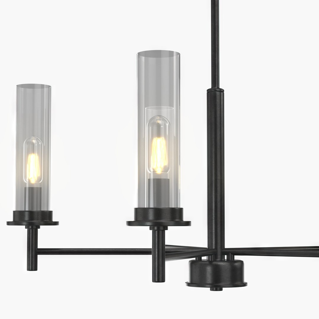 3D Kellwyn Collection Five-Light Transitional Style Chandelier Light ...